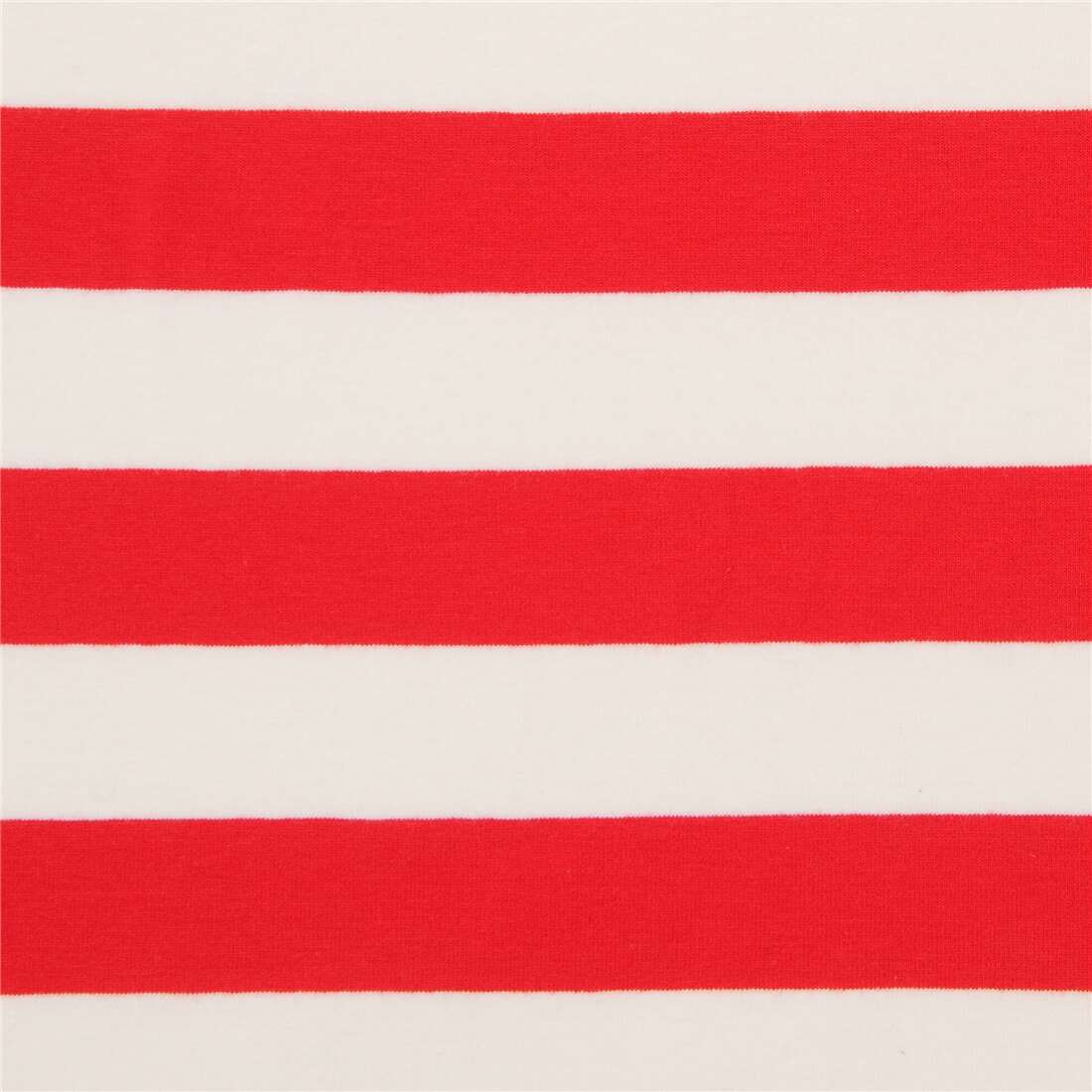 Large Red Light Cream Stripes Fabric by Art Gallery Fabrics - modes4u
