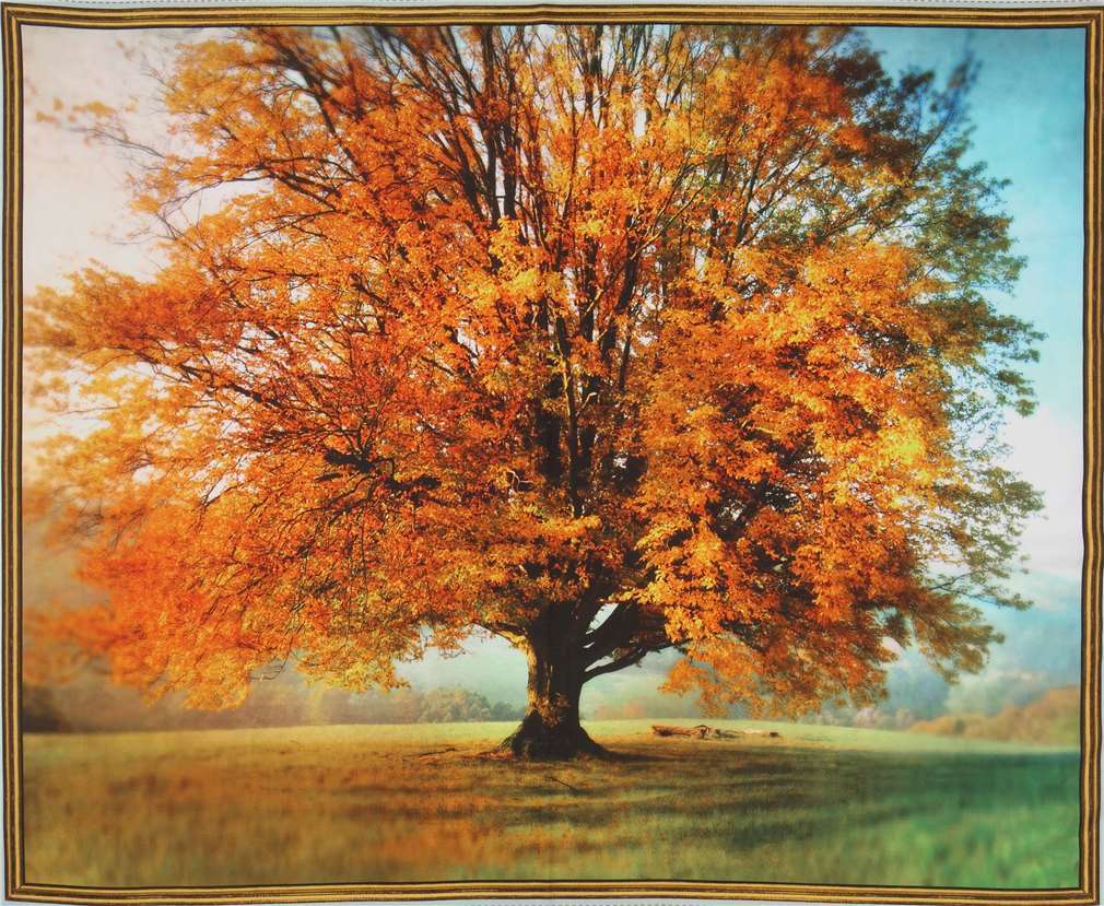 Autumn tree panel fabric by Quilting Treasures Fabric by Japanese Indie ...