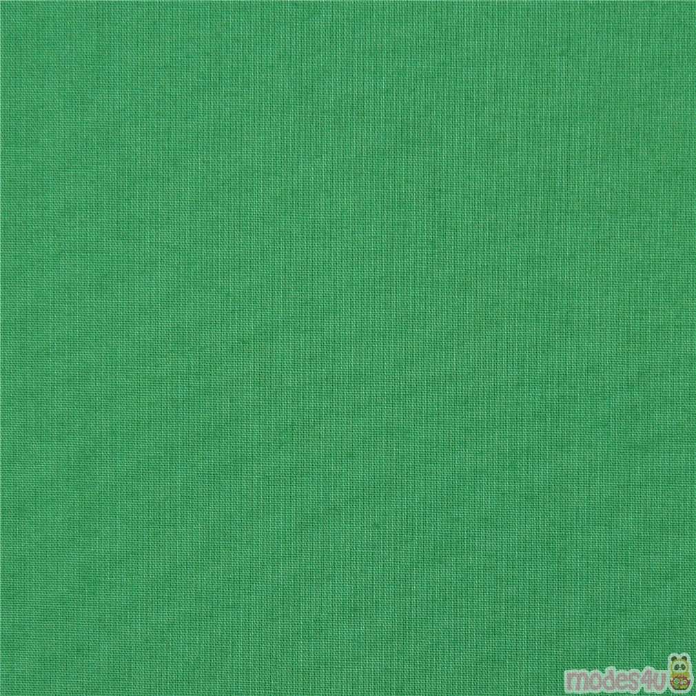 Tela orgánica de birch en color verde trébol liso - modesS4u Kawaii Shop