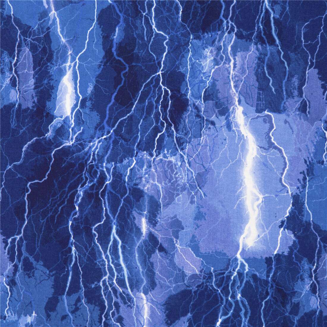 Photographic Lightning Bolts Sky Fabric by Dear Stella - modes4u