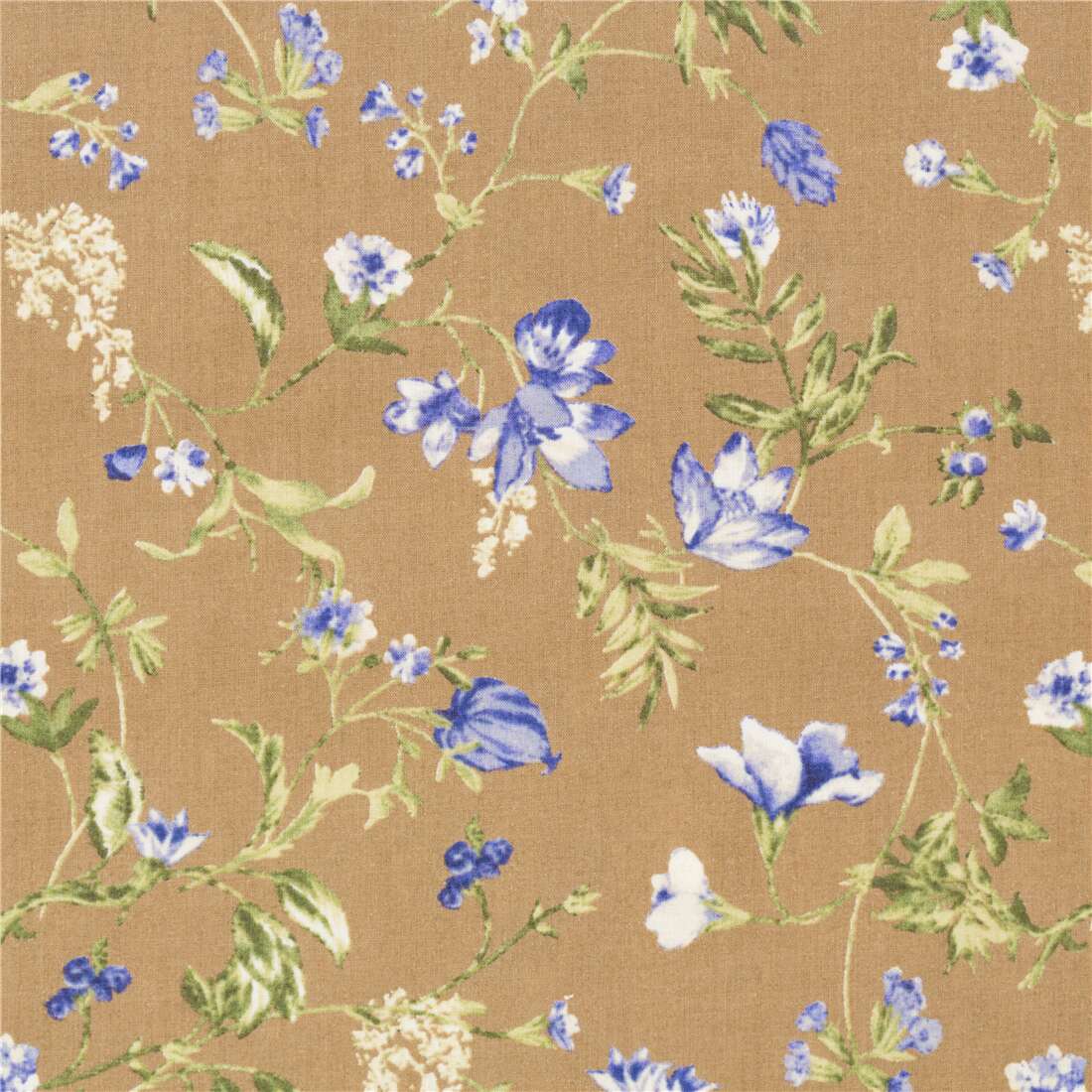 Delicate Loose Falling Florals Blousey Fabric by Hokkoh - modeS4u