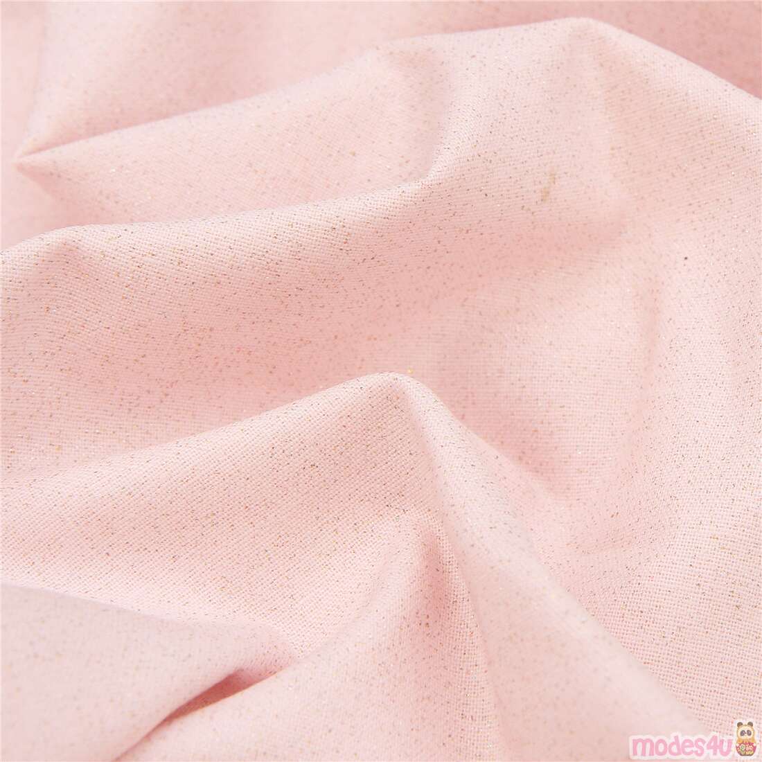 Cosmo shimmery solid light peach cotton sheeting fabric Fabric by Cosmo ...