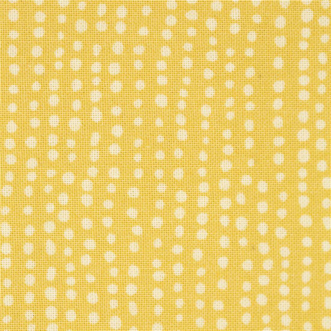 Sunny Yellow Moonscape Basic Irregular Dots Fabric by Dear Stella - modes4u