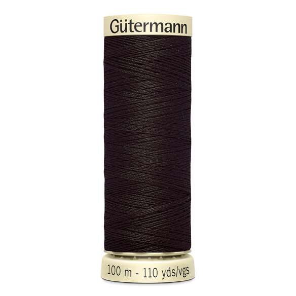 Fil à coudre Gütermann Sew-all marron boue foncé n° 697 - modeS4u