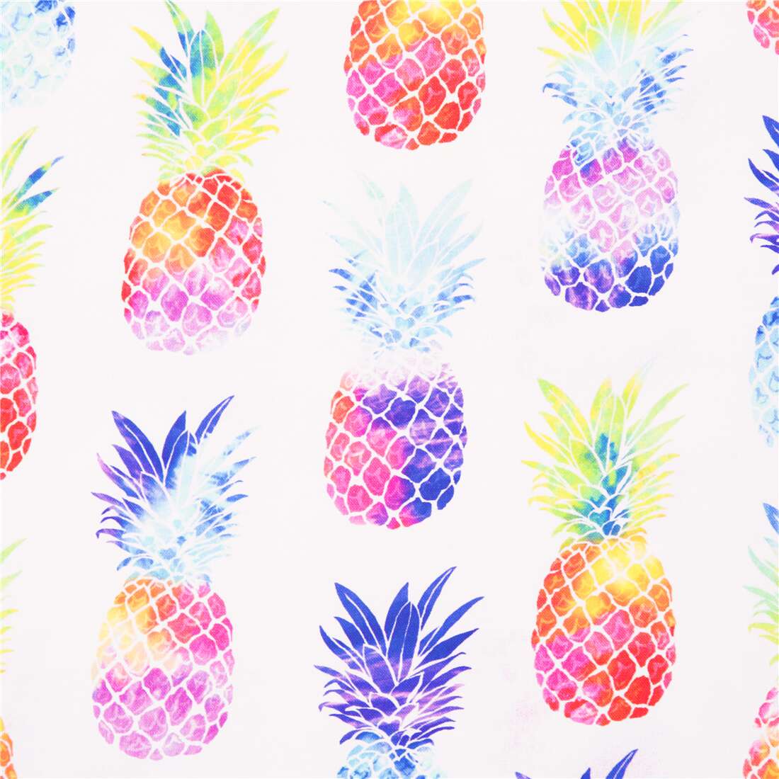 Tropical State of Mind Rainbow Pineapple Fabric by Michael Miller - modes4u