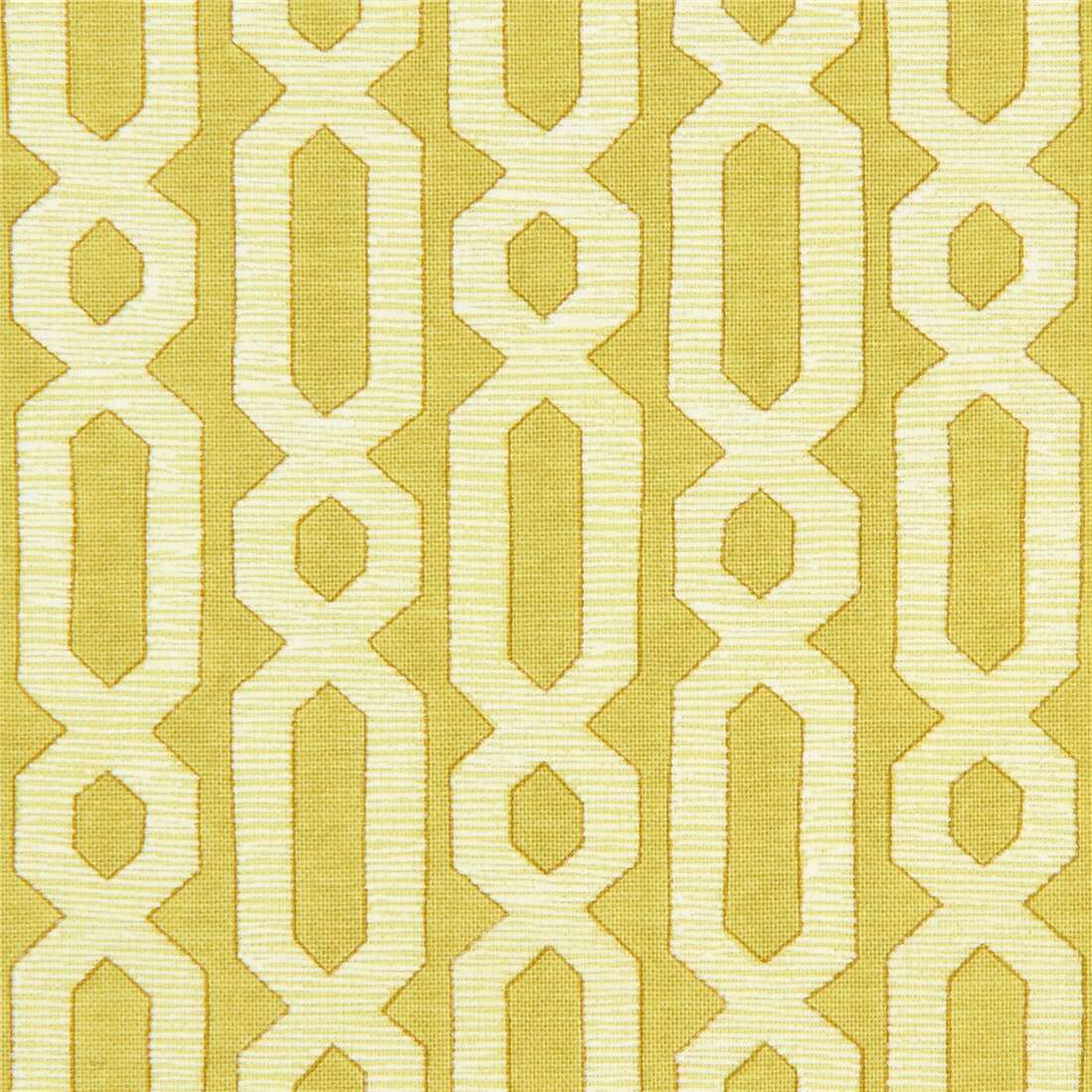 Dandi Annie Chartreuse Chain Stripes Fabric by Moda - modes4u