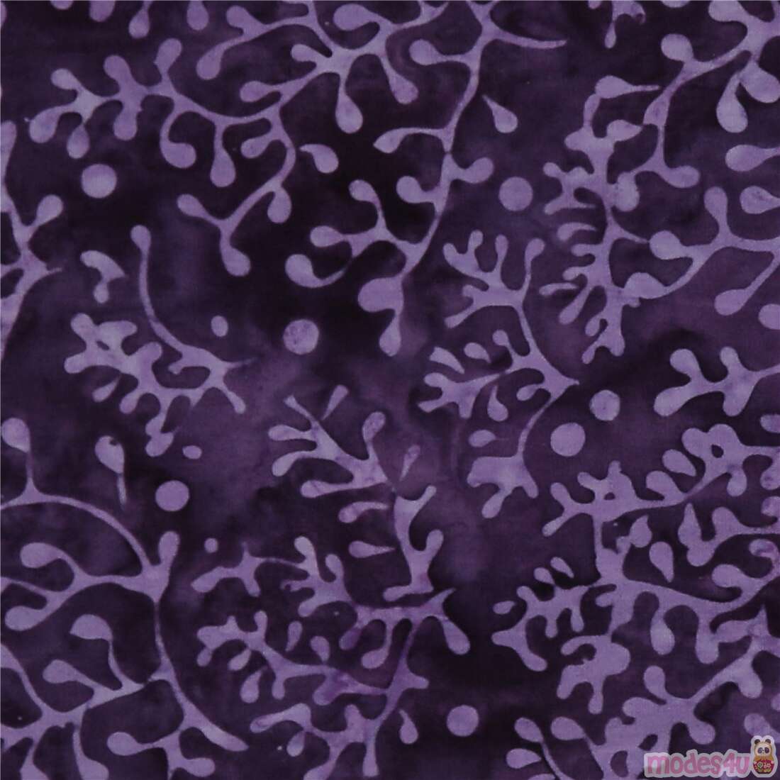 Purple violet Timeless Treasures flower batik fabric tie-dye Fabric by ...