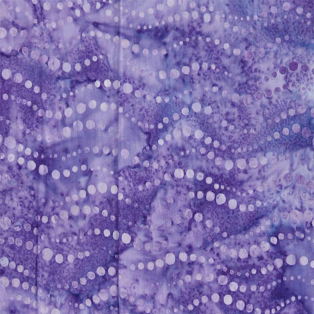 Purple violet lilac batik fabric dots waves Robert Kaufman Fabric by ...