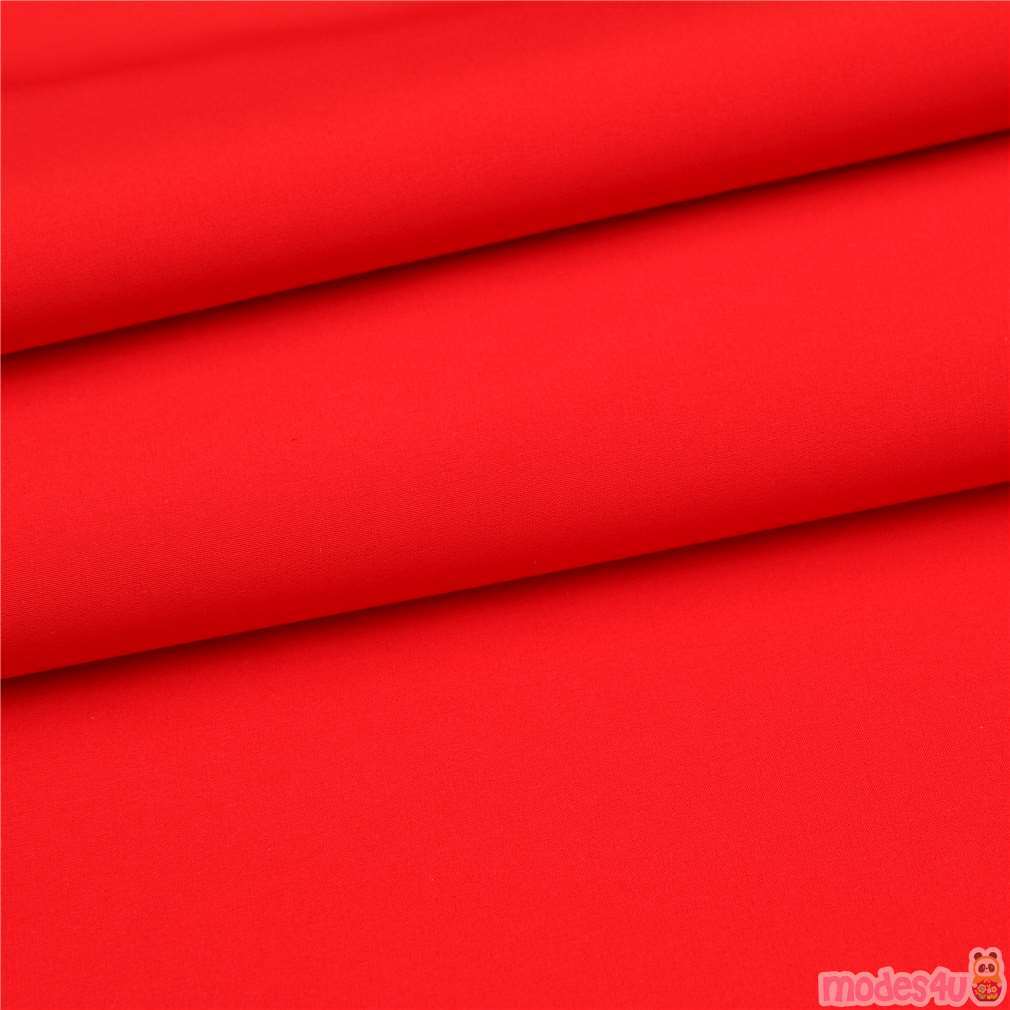 solid red soft shell fabric Fabric by Japanese Indie - modes4u