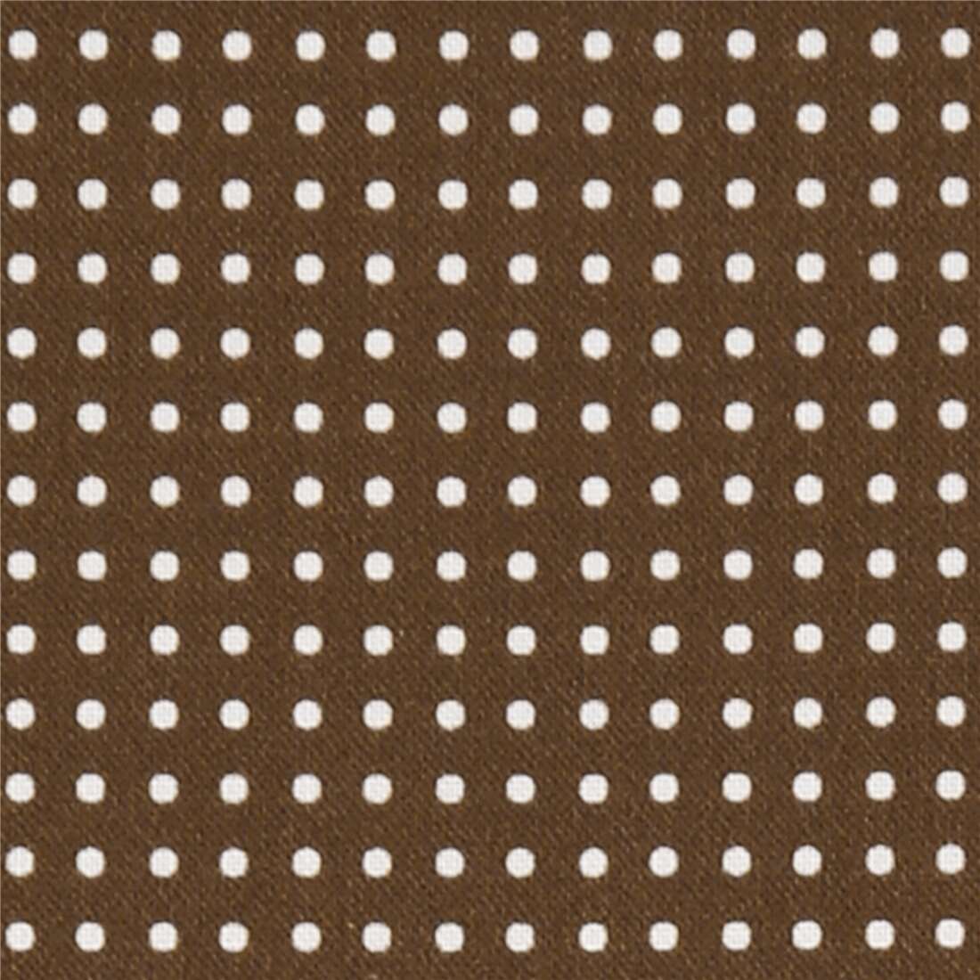 Warm Brown Polka Dot Regular Pattern Fabric by Robert Kaufman - modes4u