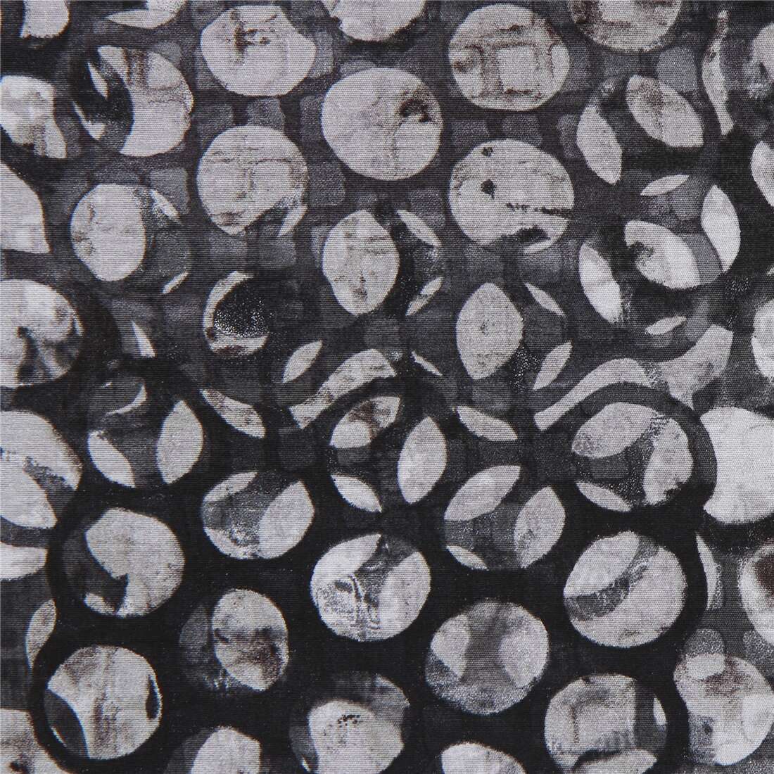 Tie Dye Style Grey Dots Fabric by Robert Kaufman - modes4u