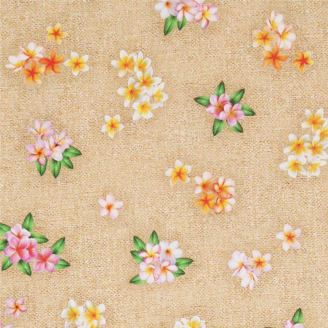 Tropical Garden Small Flowers Fabric by Robert Kaufman - modes4u