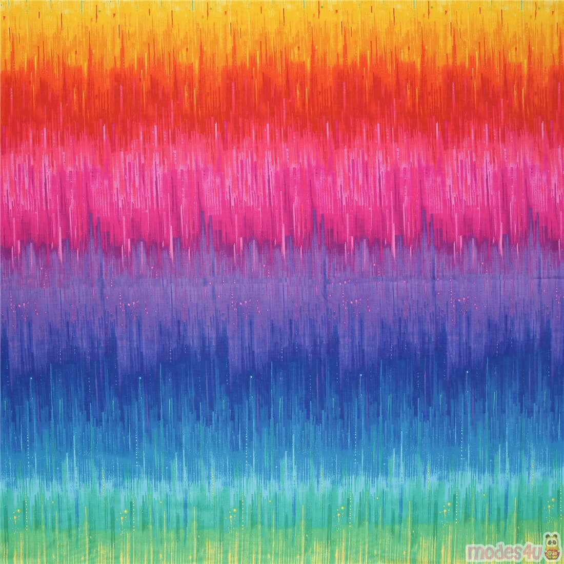 Timeless Treasures multi color stripe ombre abstract fabric - modeS4u