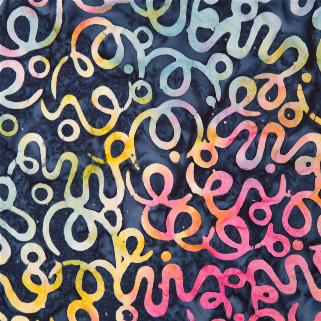 Timeless Treasures Multicolour Tie dye Fabric With Squiggly Dark Blue timeless-treasures-multicolour-tie-dye-fabric-with-squiggly-dark-blue