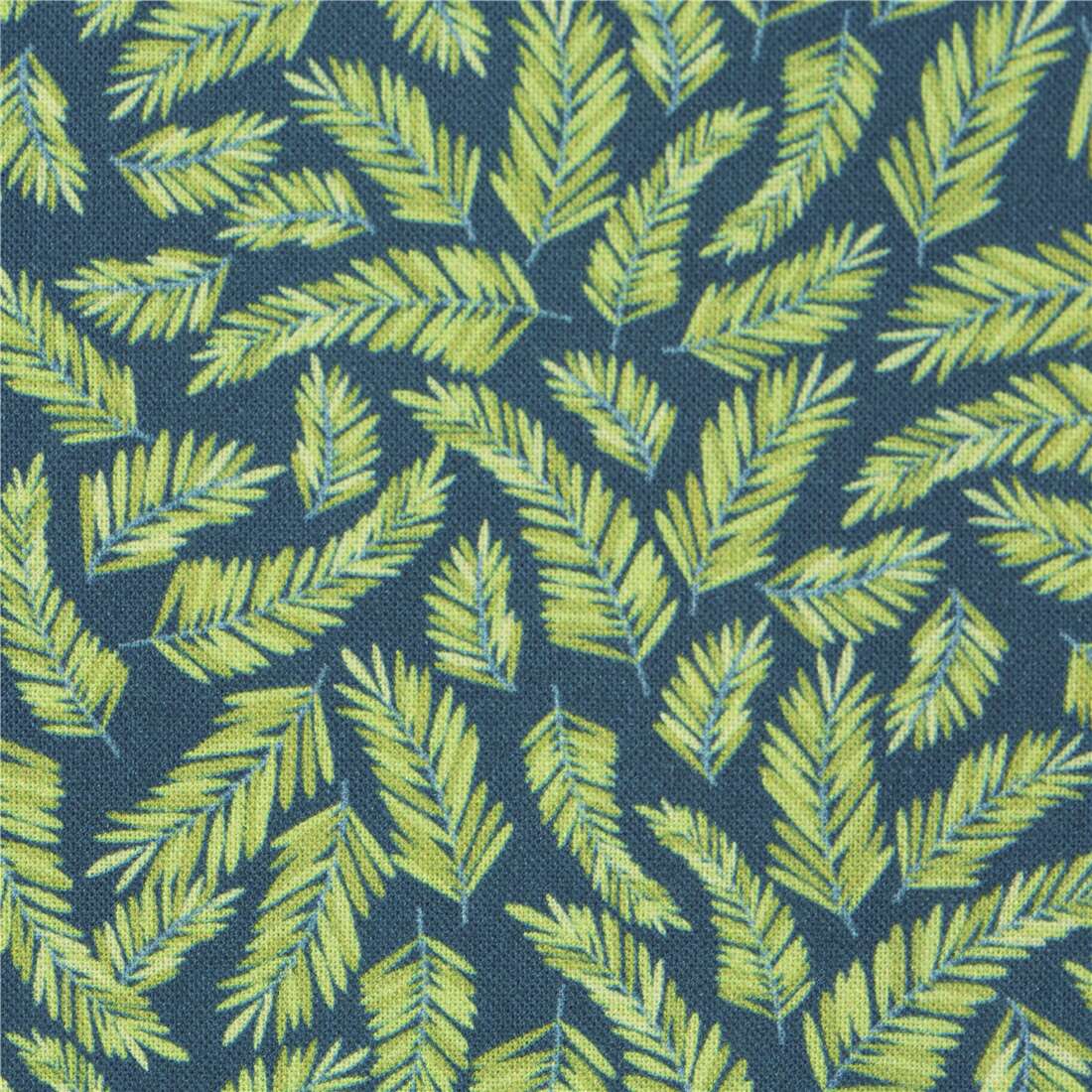 Little Bit of Magic Natural Green Leaves Fabric by Timeless Treasures ...