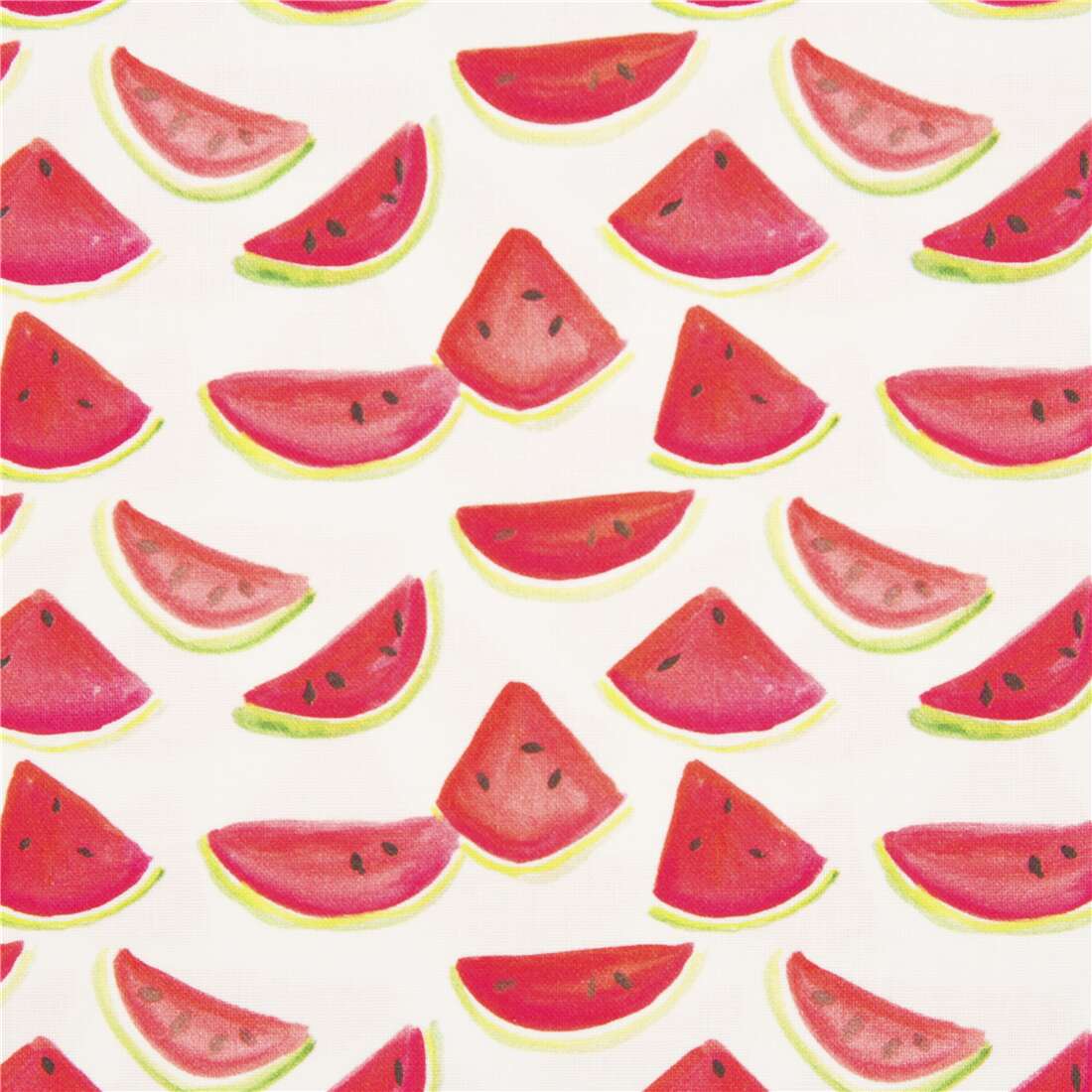 Watercolour Watermelon Wedges Fabric by Dear Stella - modes4u