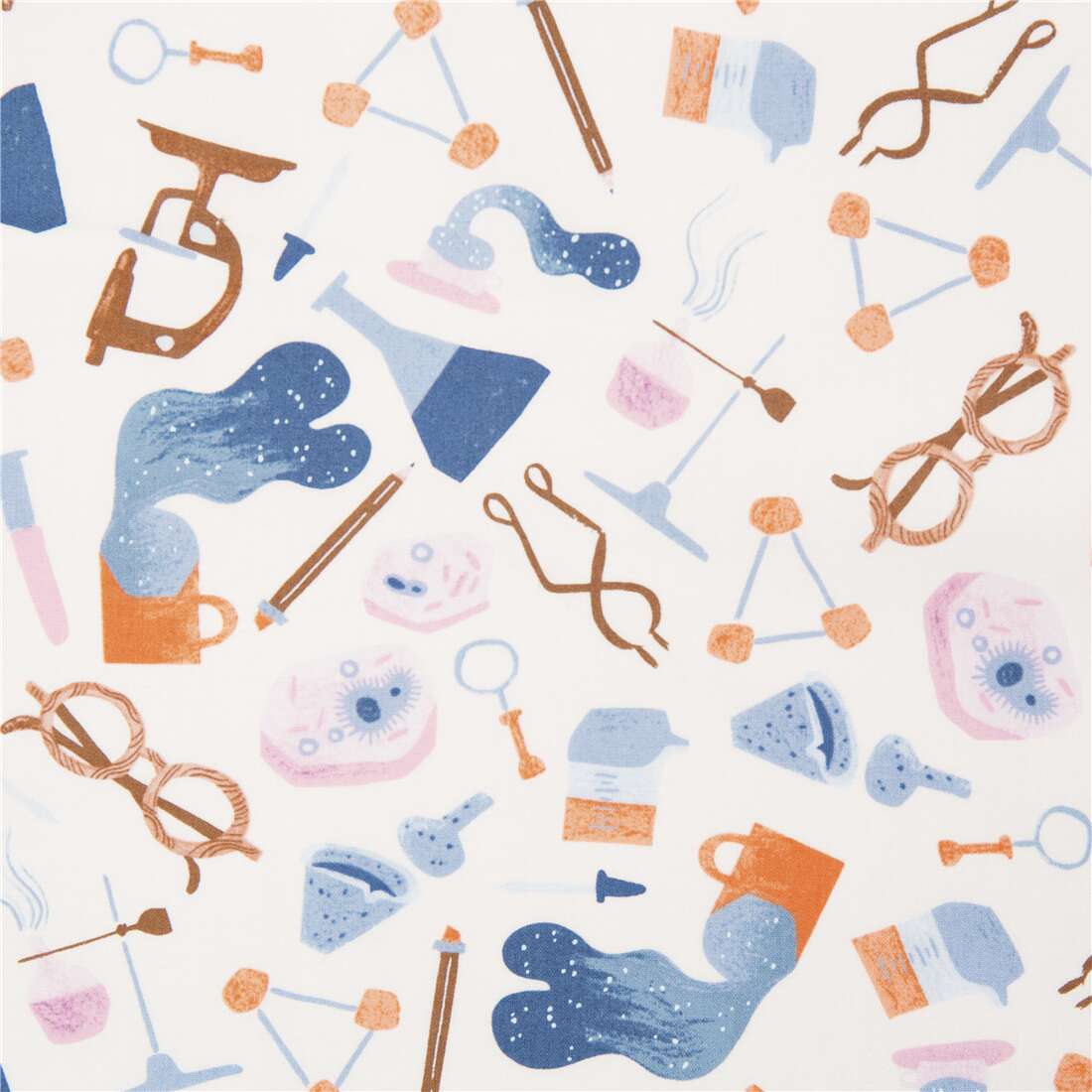 Whimsical Laboratory Alchemy Science Tools Fabric by Dear Stella - modes4u