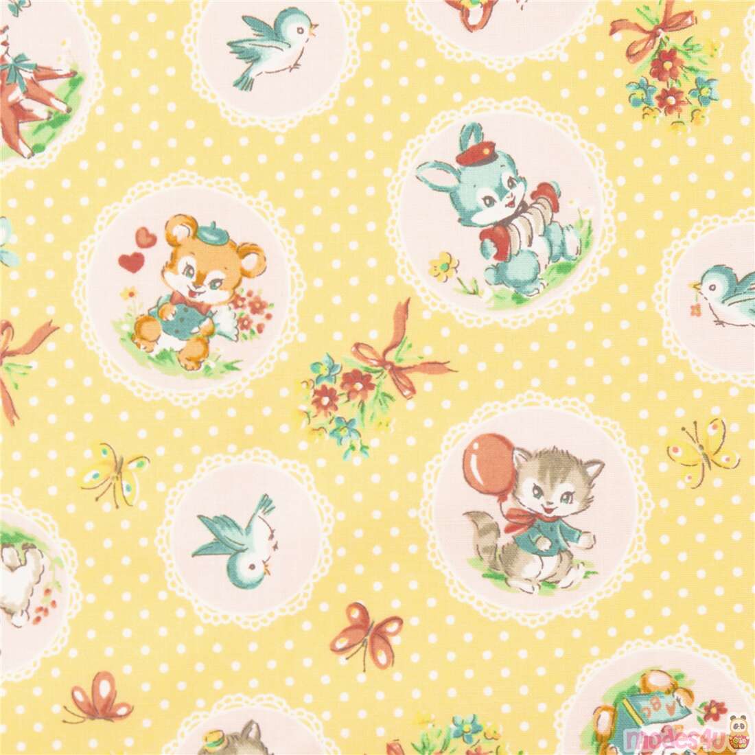 Craft Supplies & Tools Dyeing & Batik Nursery fabric Baby girl fabric ...