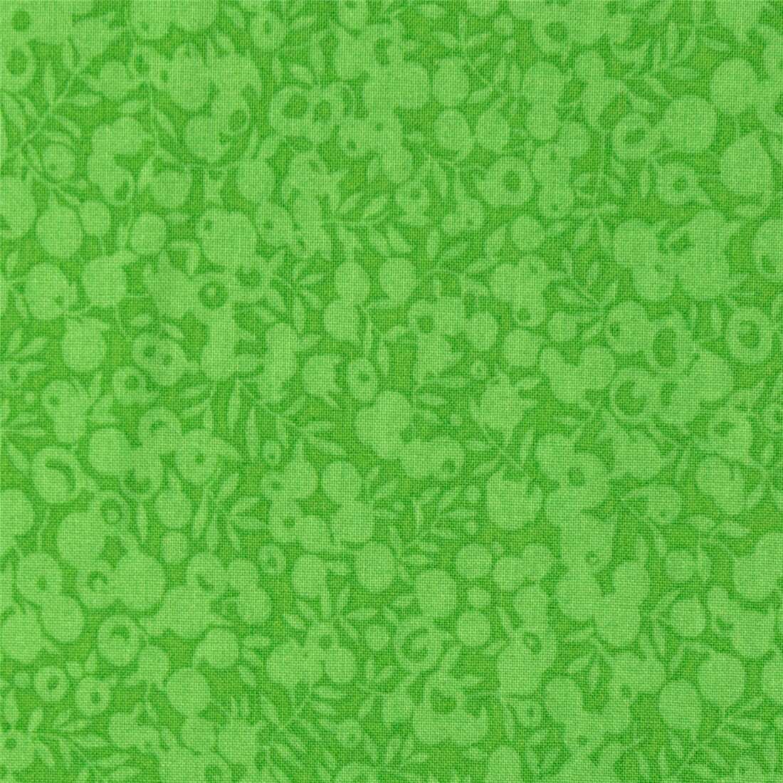 Apfelgrüner Stoff mit Beeren und Zweigen Fabric by Liberty Fabrics ...