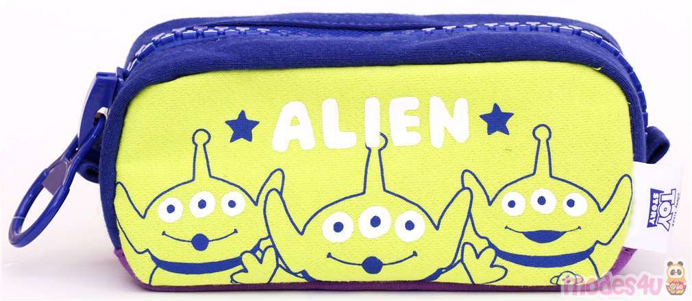 blue Toy Story Alien pencil case from Japan - modeS4u