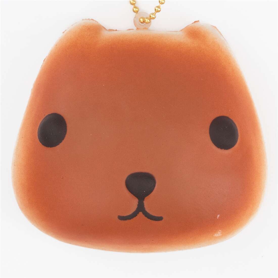 brown Kapibarasan bread bun squishy charm - modes4u
