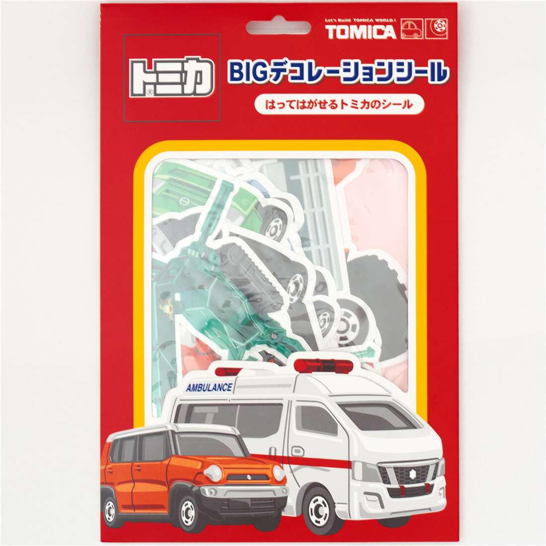 colorful ambulance bus big stickers by Kamio Japan - modes4u
