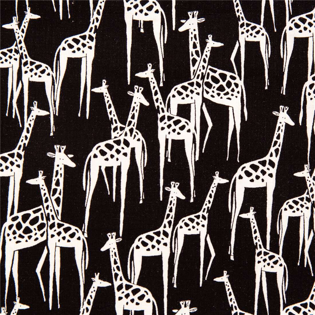 cotton fabric by Dear Stella with staggered diagonal giraffe print in ...
