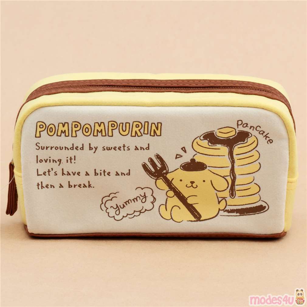 cute cream Pompompurin dog pancake pencil case from Japan - modeS4u ...