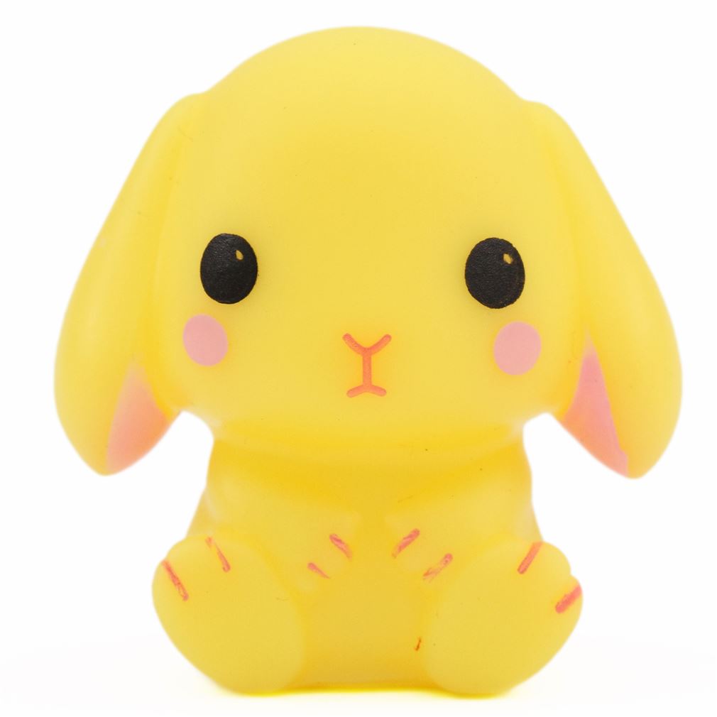 cute yellow rabbit squeeze squeak toy from Japan Amuse - Animal Squishy ...
