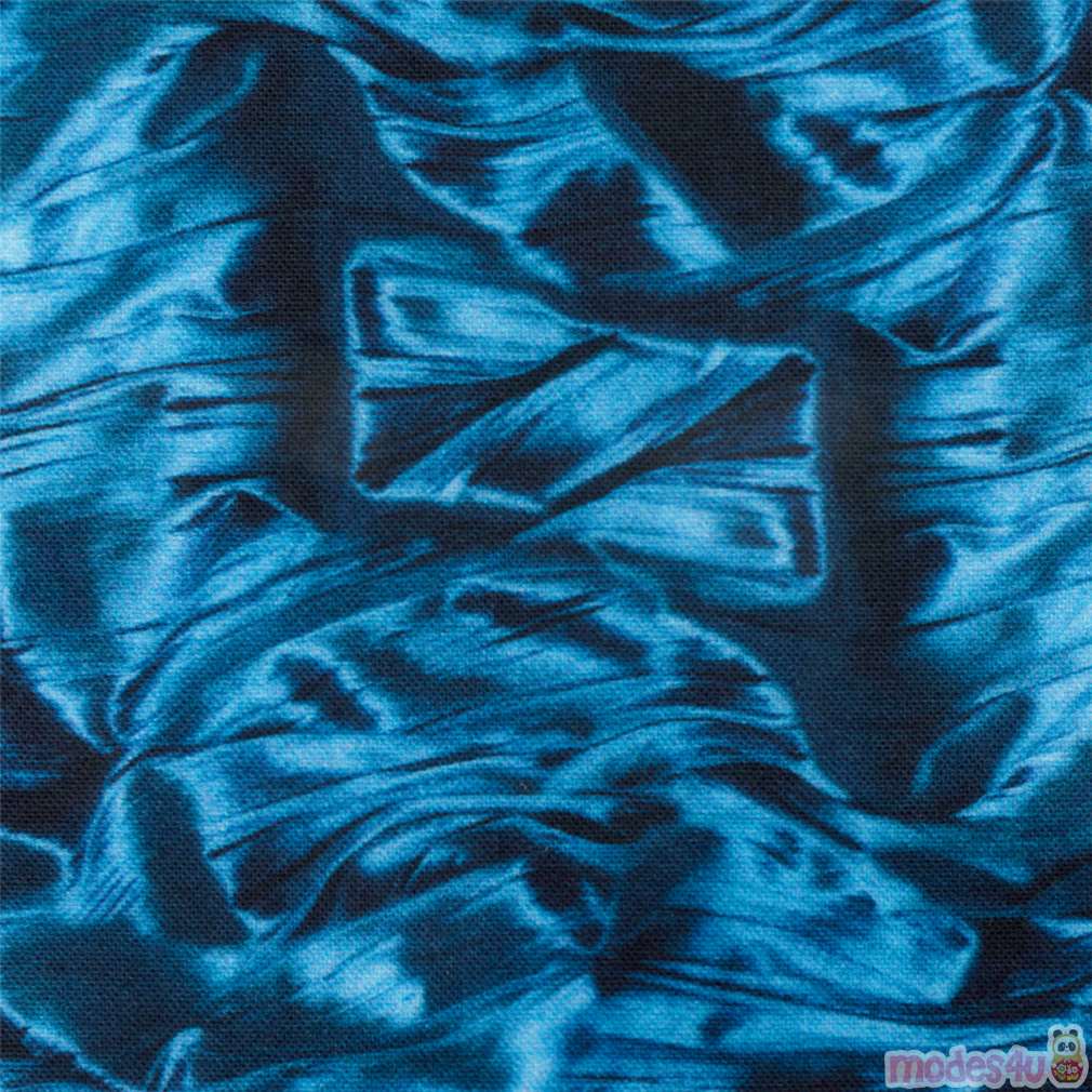 Remnant (17 x 112 cm) - dark blue Robert Kaufman fabric - modes4u