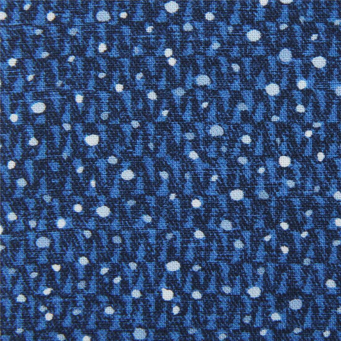 Dappled Blue Mini Dots Fabric by Robert Kaufman - modes4u