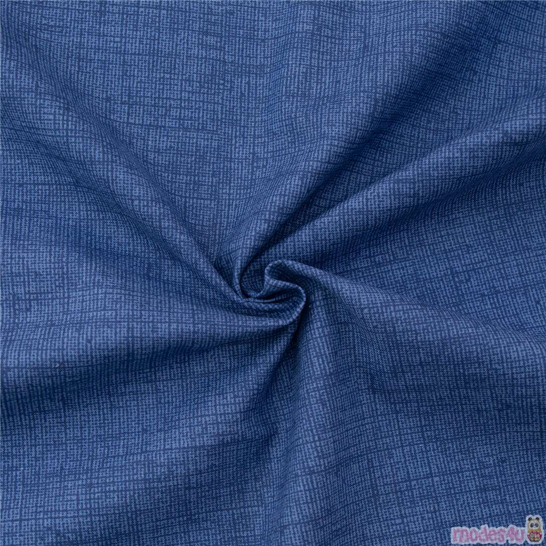 dark blue Timeless Treasures mini grid design fabric Fabric by Timeless ...