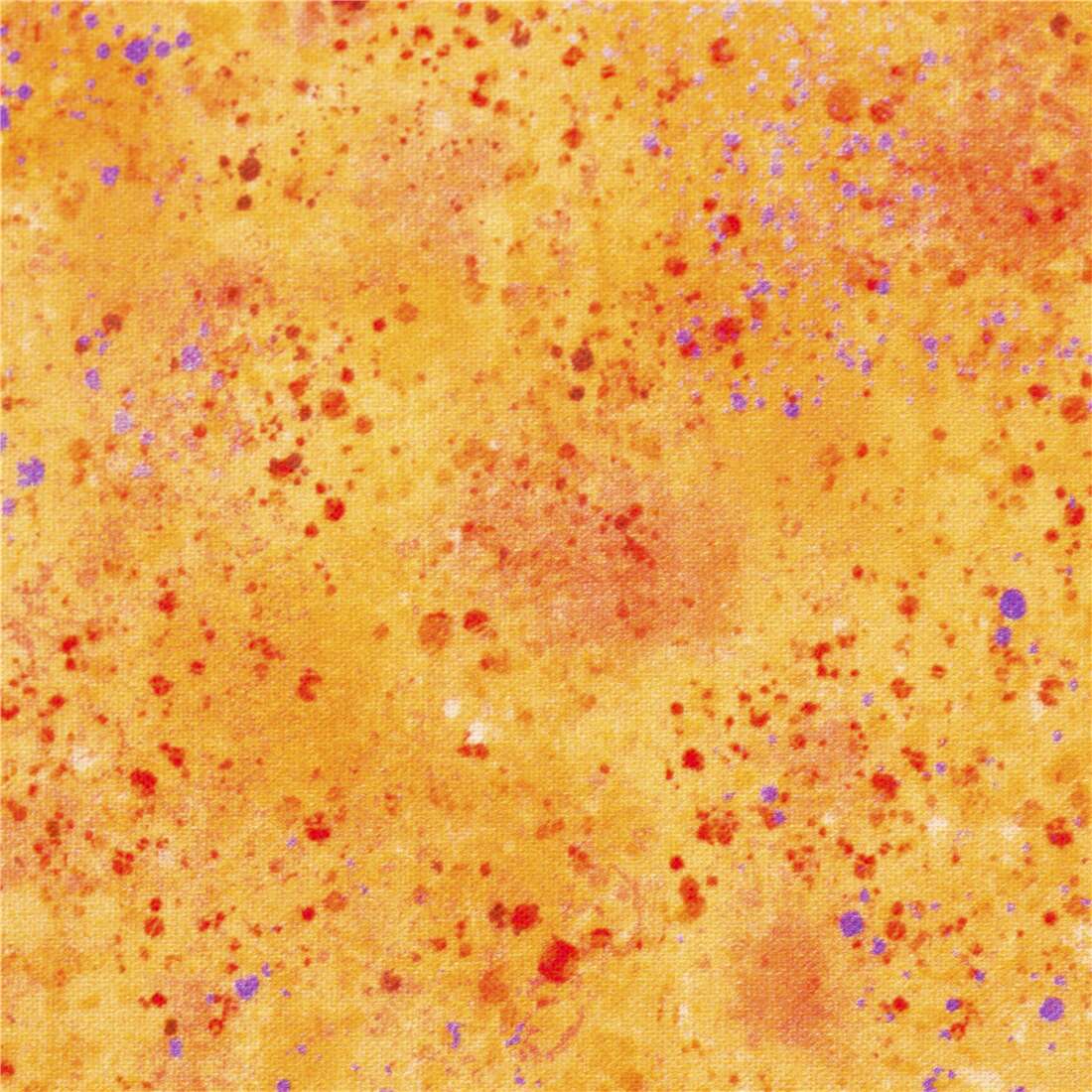 dot splash print Orange fabric by Timeless Treasures brush splatter ...