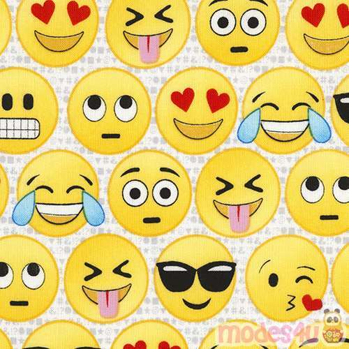 Stoff mit Emojis von Timeless Treasures Fabric by Timeless Treasures ...