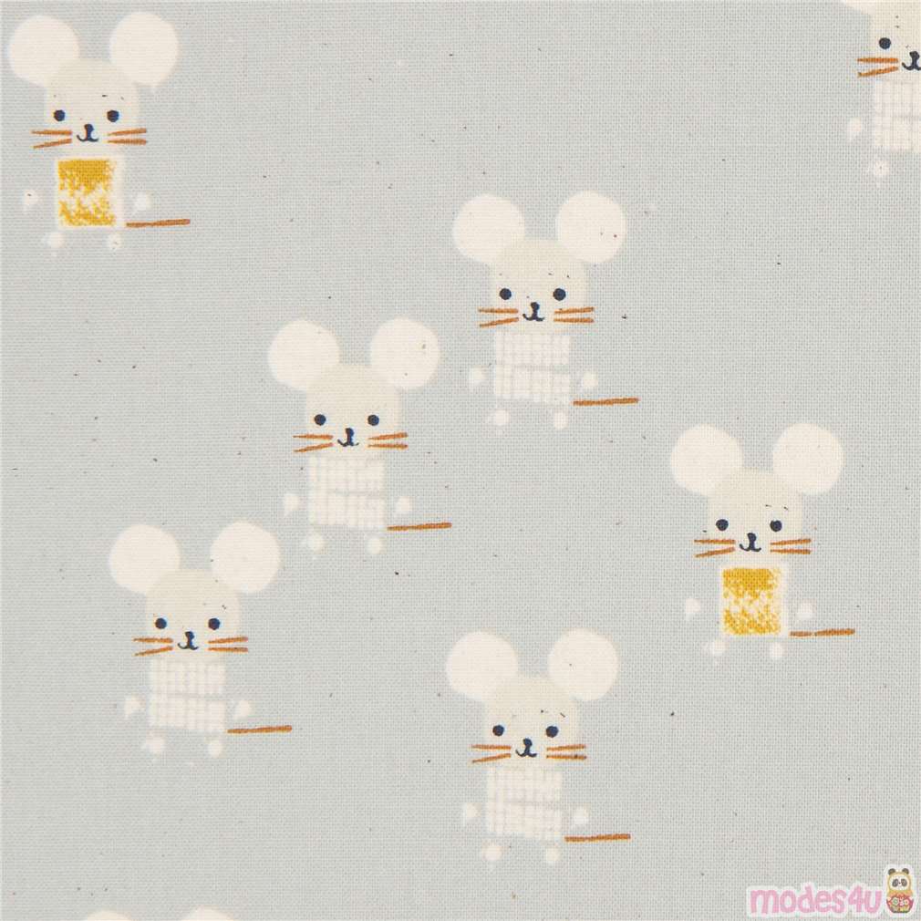 grey mouse fabric by Cotton and Steel Fabric by Cotton + Steel - modes4u