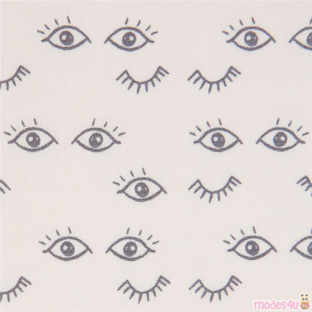 light cream fabric with eye by Art Gallery Fabrics Fabric by Japanese ...
