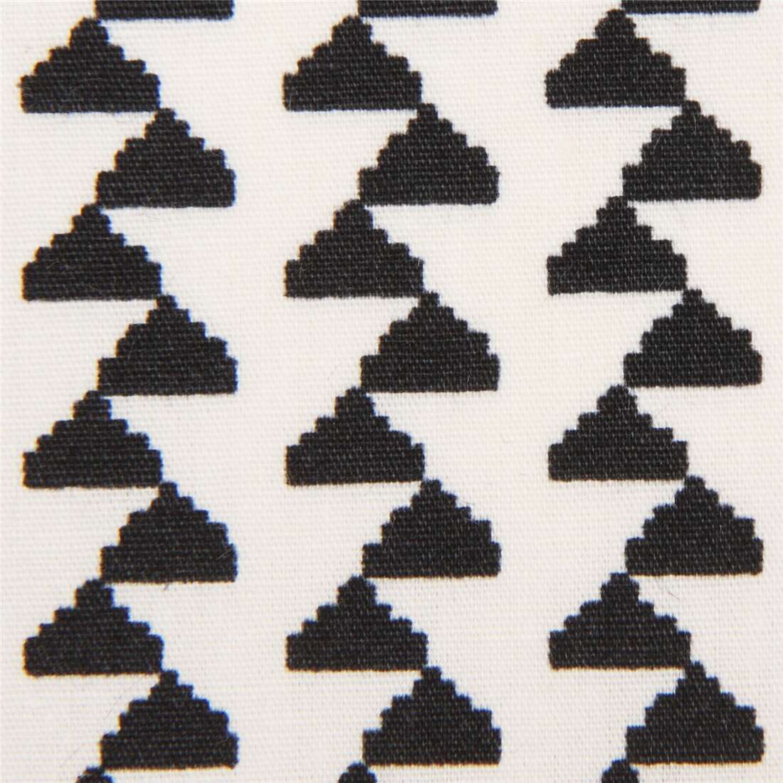mini black triangle fabric by Art Gallery Fabrics in cream Fabric by ...