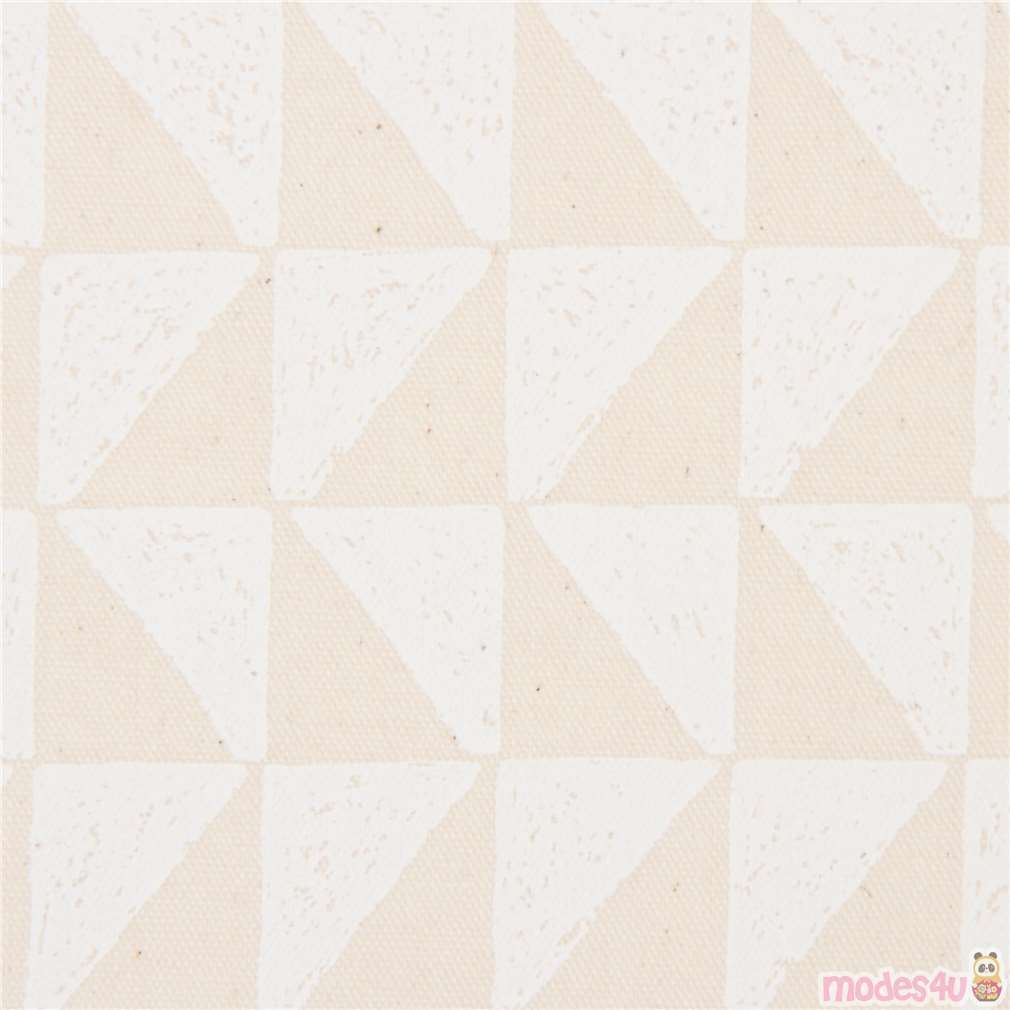 Remnant (47 x 112 cm) - natural color off-white triangle shape oxford ...