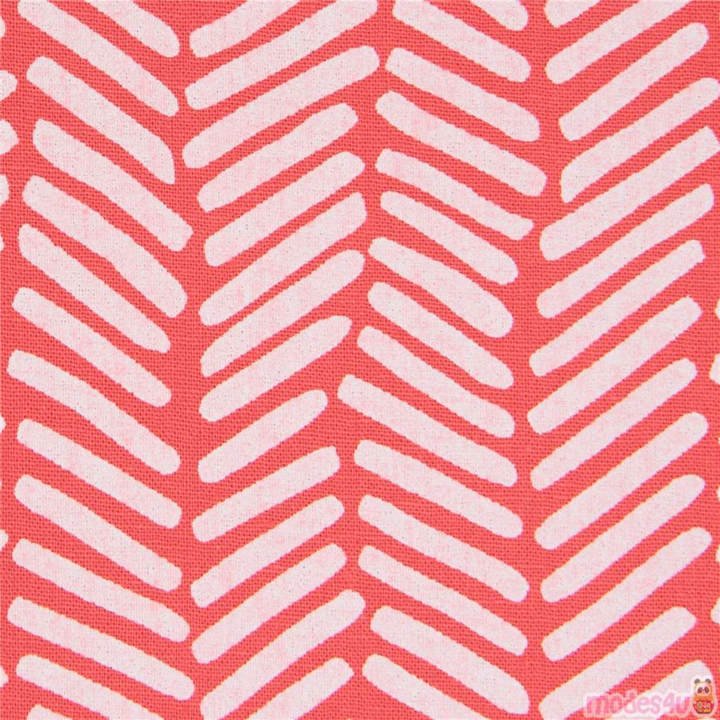 Rotes Mischgewebe mit Linien von Robert Kaufman Fabric by Robert ...