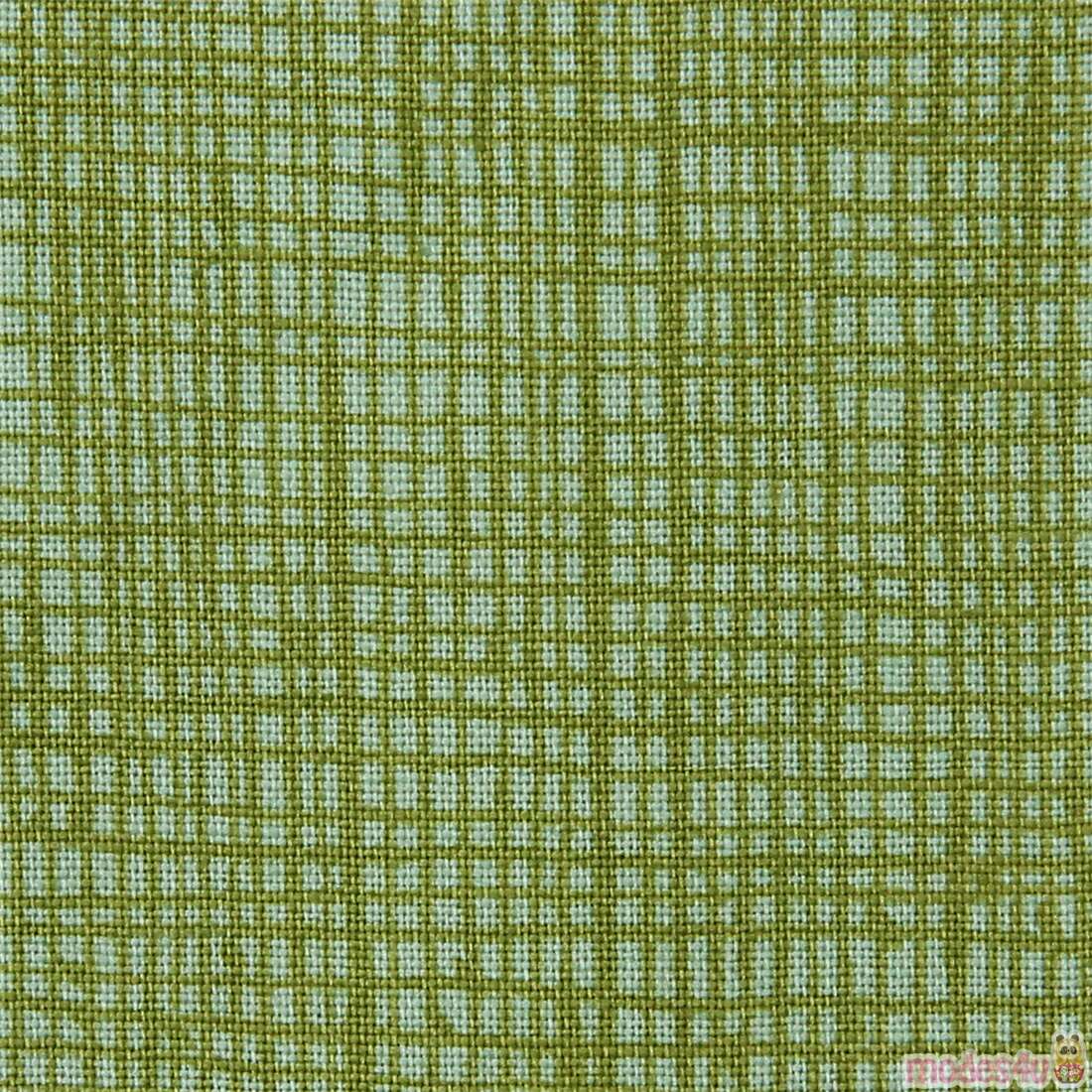seafoam and olive green grid pattern fabric by Alexander Henry - modeS4u