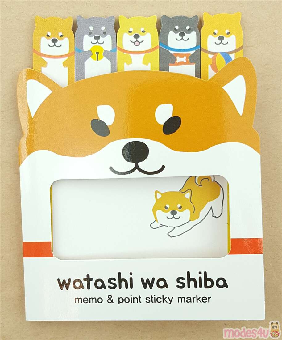 shiba inu sticky notes and memo pad - modes4u