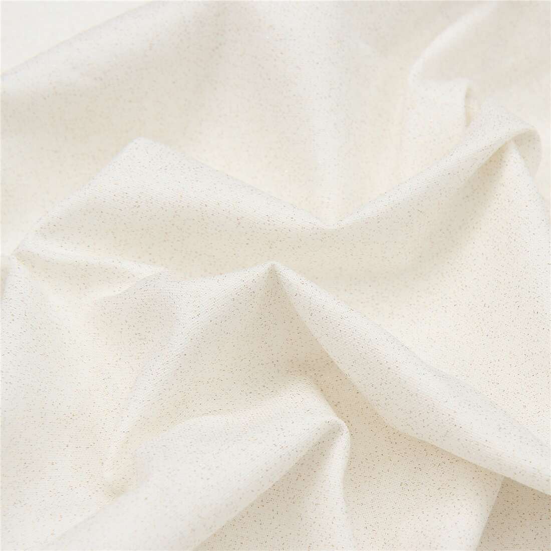 Japanese Solid Shimmery White Cotton Sheeting Fabric by Cosmo - modes4u
