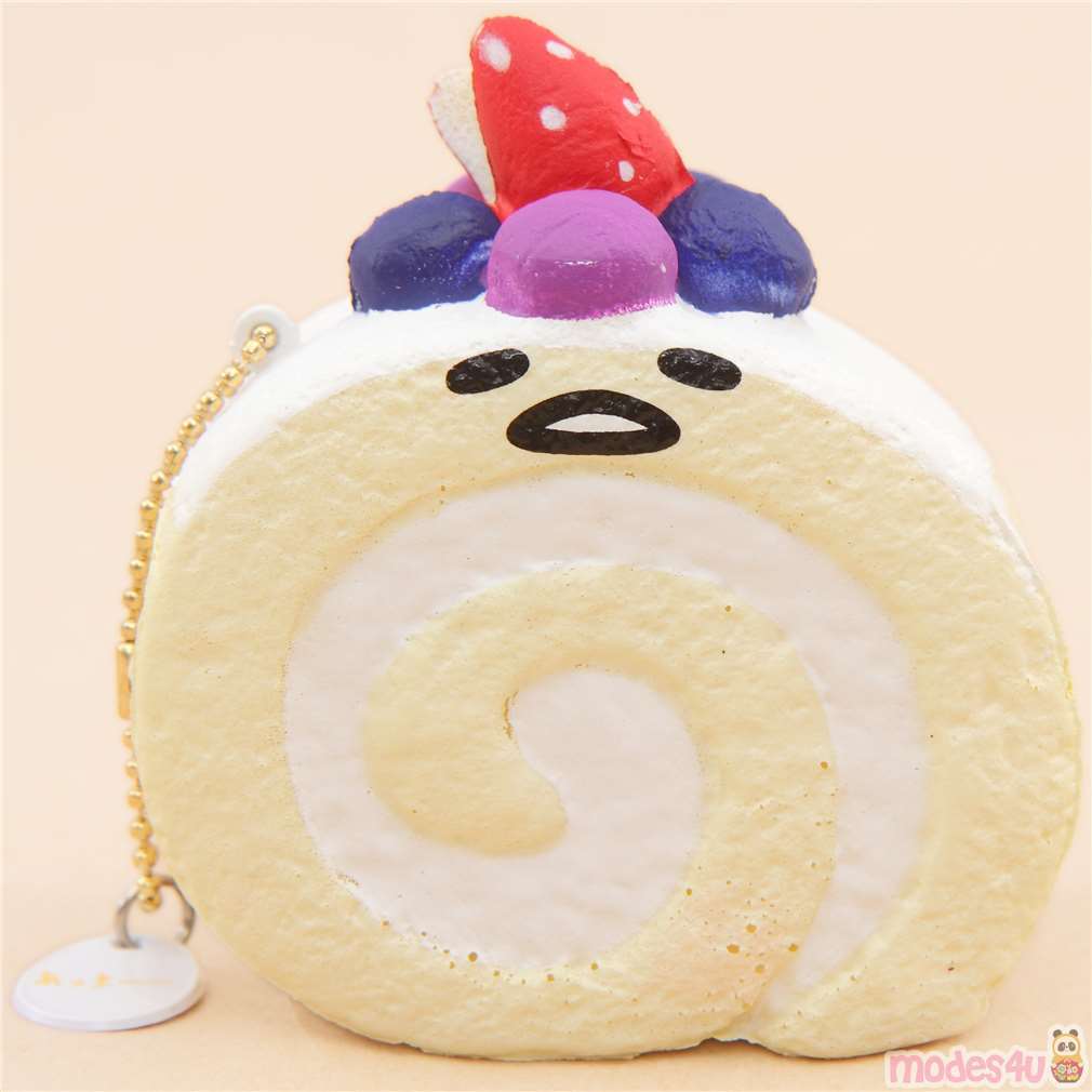 slow rising Gudetama roll cake squishy by Sanrio - modeS4u Kawaii Shop