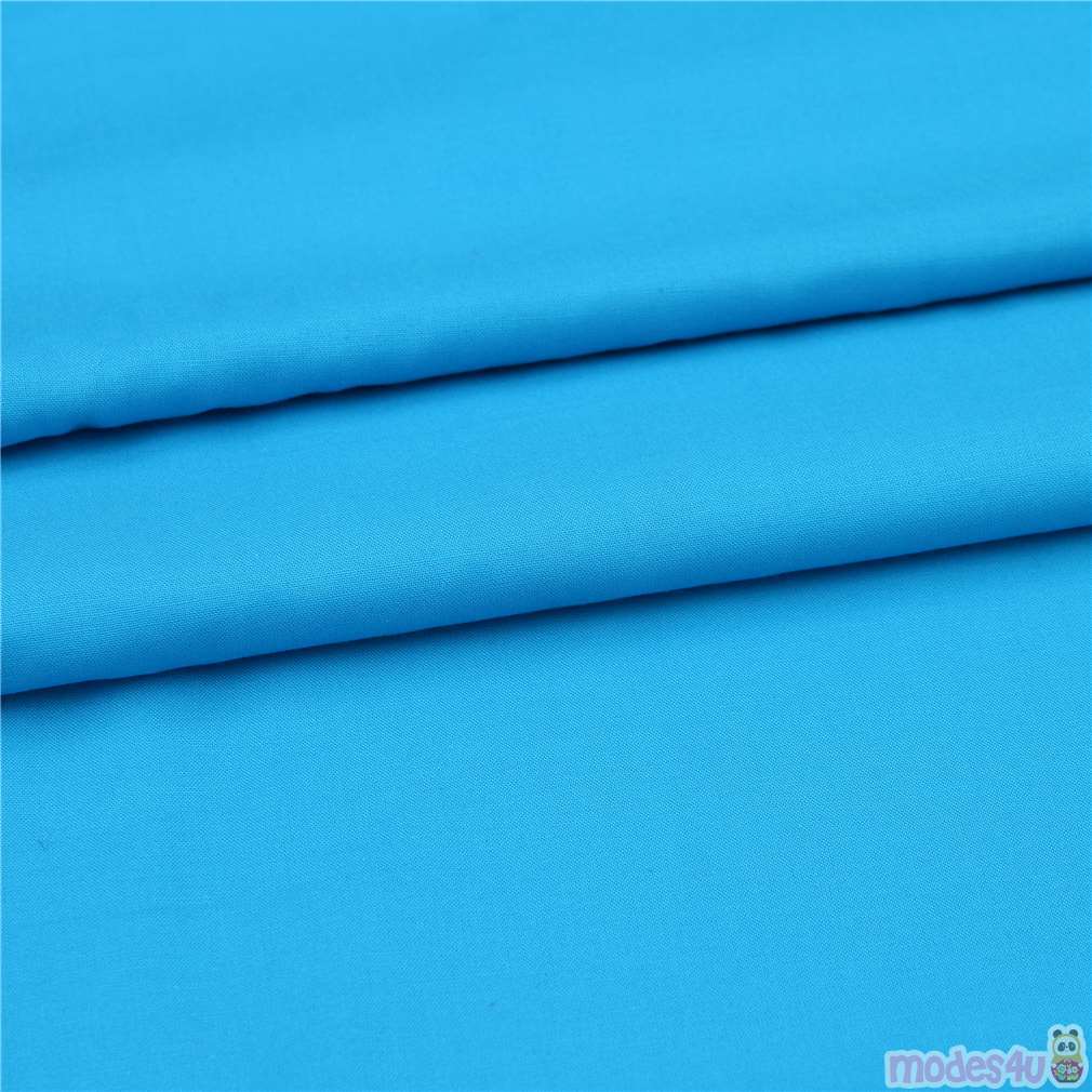 solid blue Copenhagen Print Factory organic fabric Fabric by Japanese ...