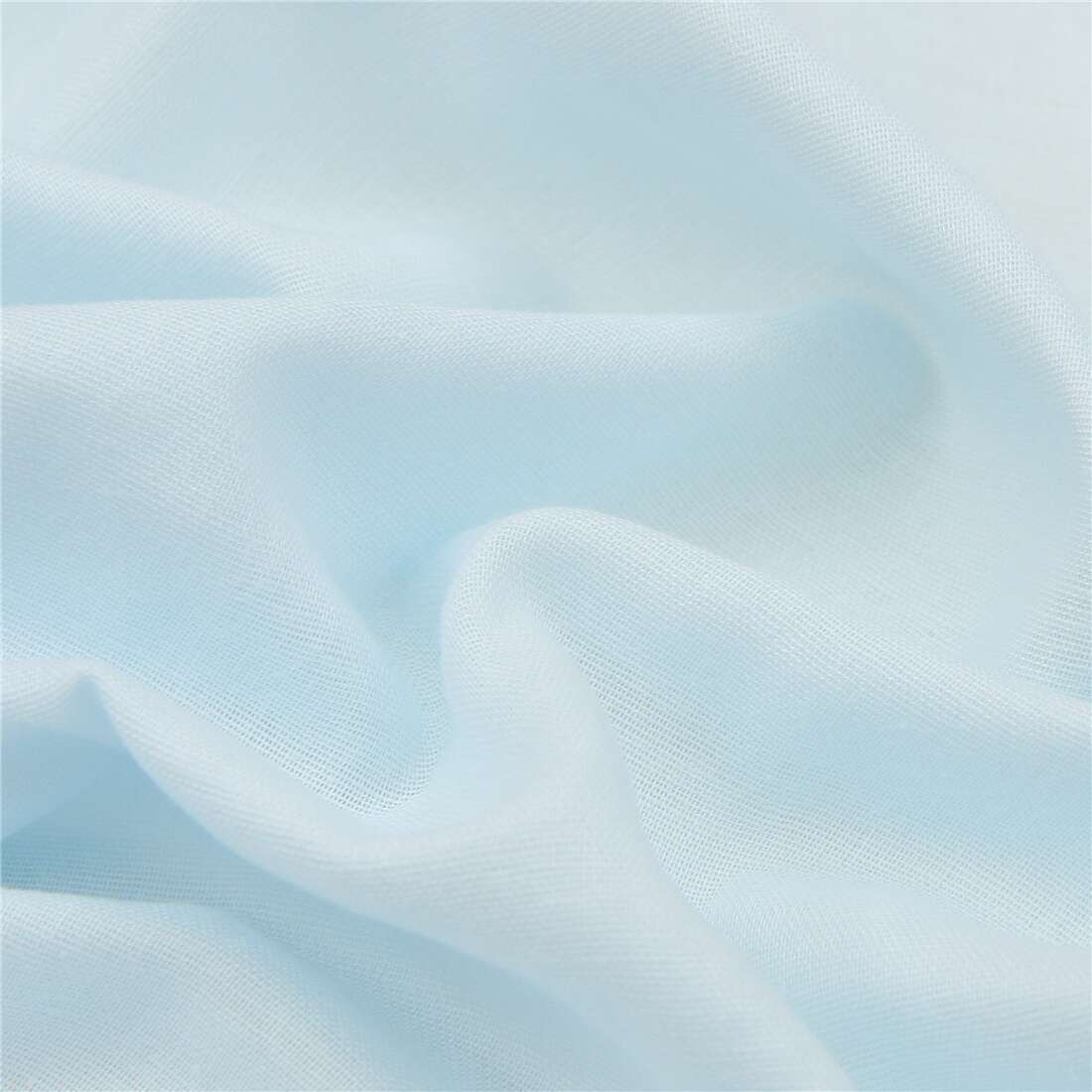 Japanese light Blue Solid Double Gauze Fabric by Kokka - modes4u