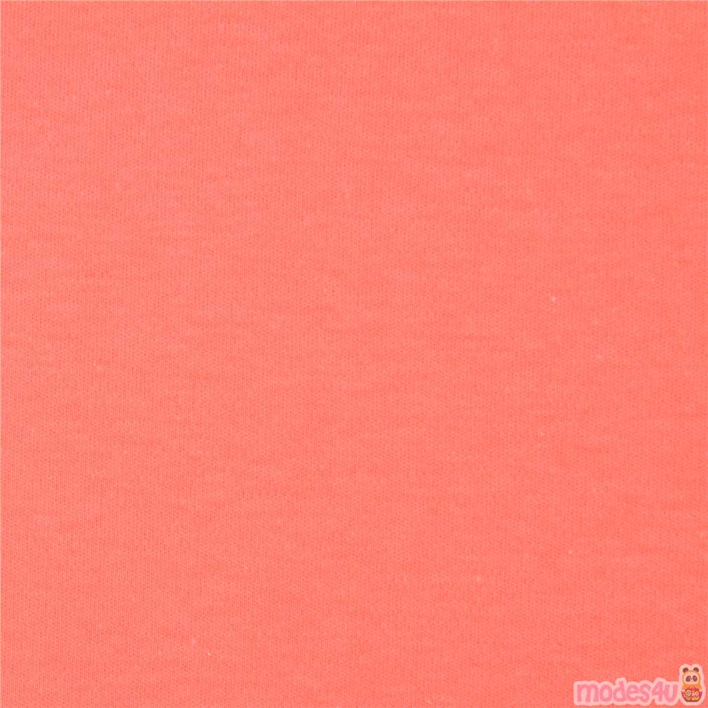 Tela de punto rosa coral color liso Catalina Knit de Robert Kaufman ...