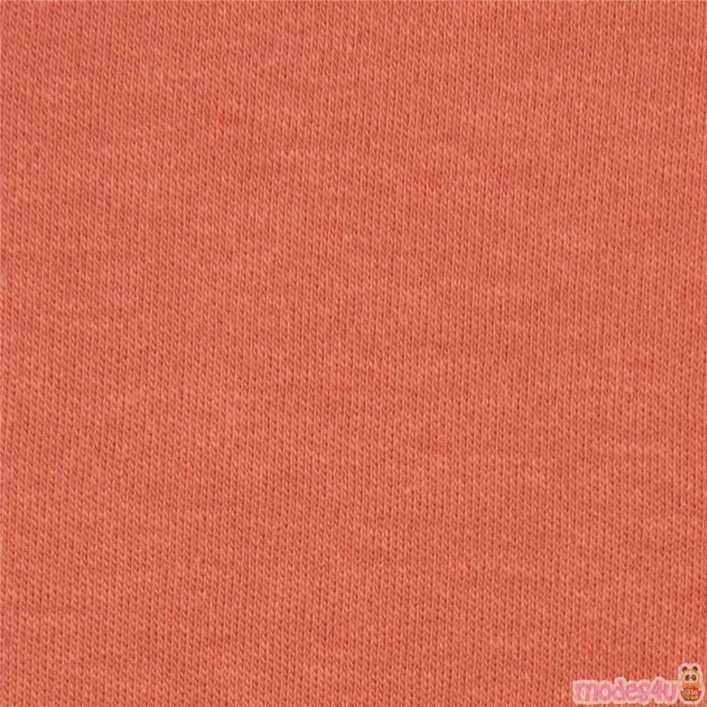 solid coral red birch knit organic fabric from the USA Fabric by Birch ...