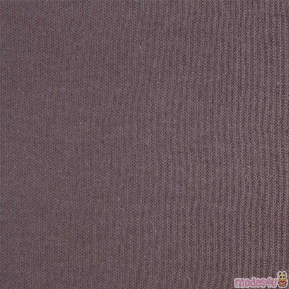 solid dark taupe birch knit organic fabric from the USA Fabric by Birch ...