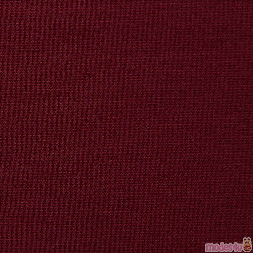 solid maroon Robert Kaufman stretch fabric - modeS4u