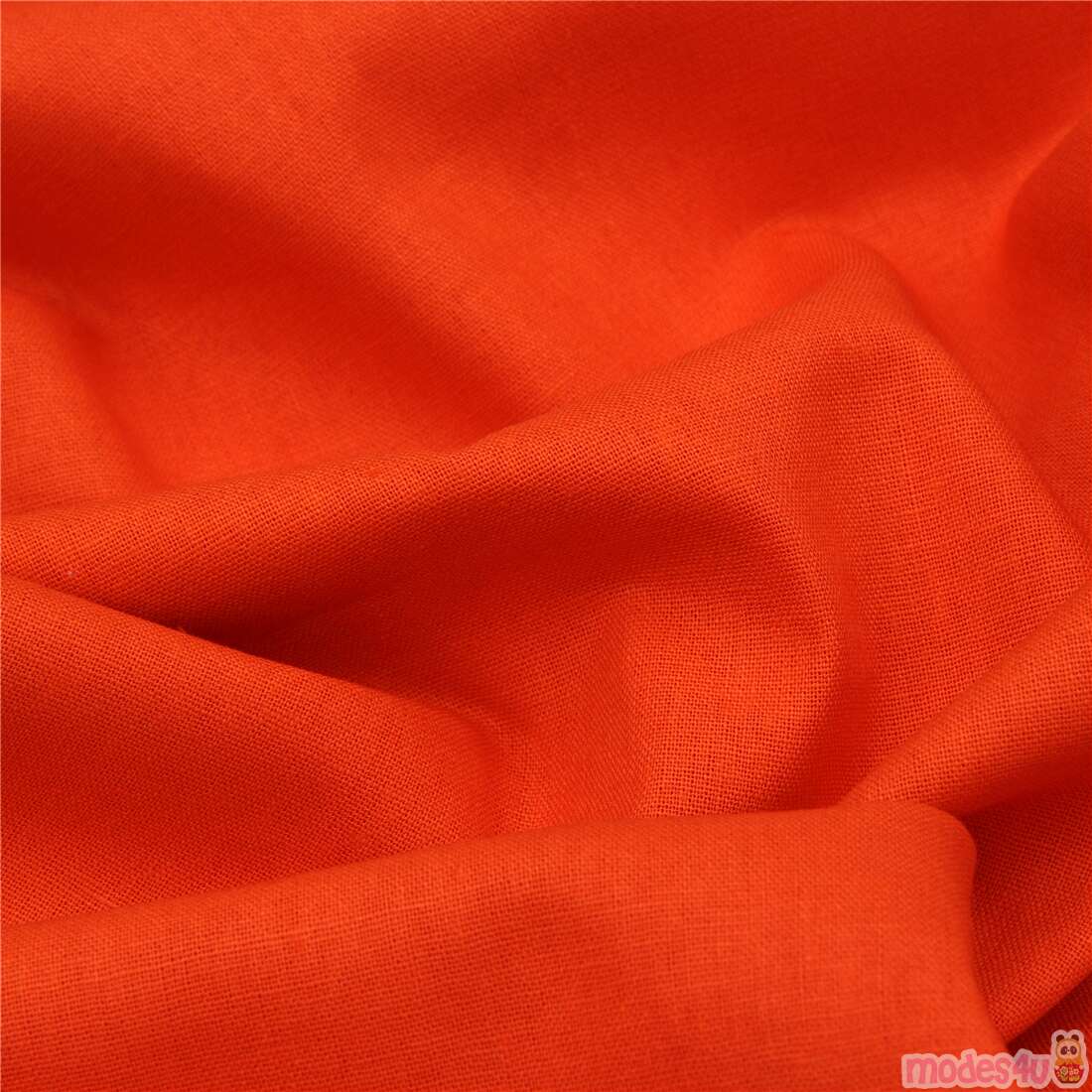 solid orange echino canvas fabric Fabric by Echino Fabrics - modes4u